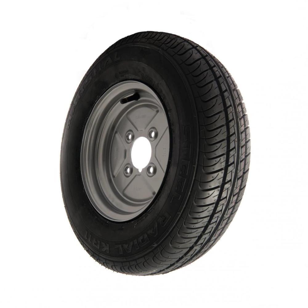 10 Inch Trailer Wheel 145/80R10 - 4 Stud - High Performance & Durable