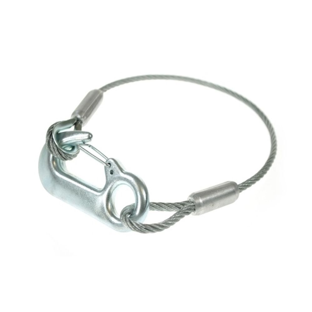 Trailer Secondary Coupling Galvanised Safety Cable 400mm